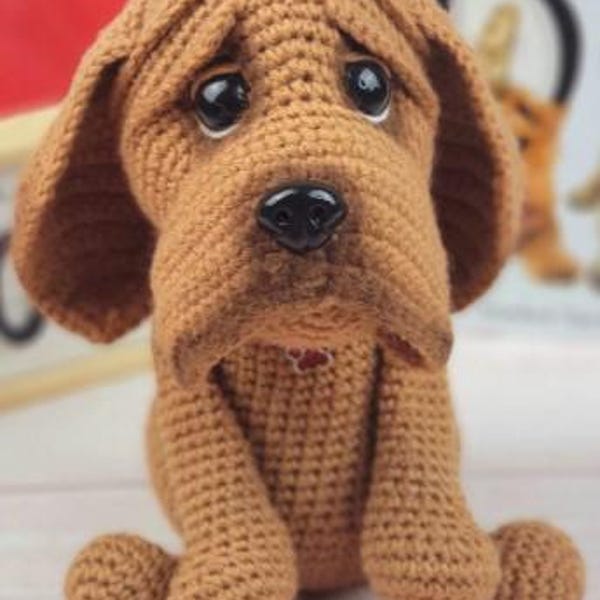 Bloodhound, Bloodhound Crochet Pattern, Crochet Pattern, Pattern ...