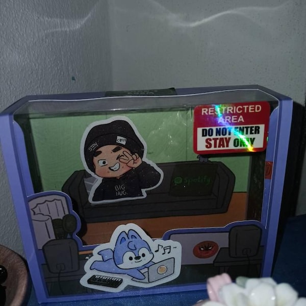 Stray Kids Bang Chan “chan’s Room” SKZOO Plush Fanmade BOX [box Only ...