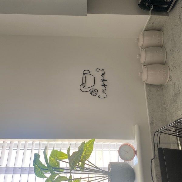 Lightbulb CUSTOM Wire Handwritten Wire Phrases Bespoke Wall Words Wall ...