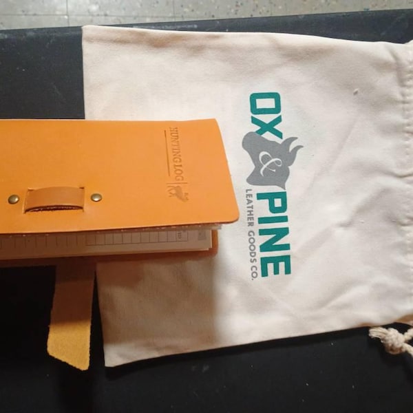 Leather Hunting Log Book With Buckle Closure | Custom Hunting Journal ...