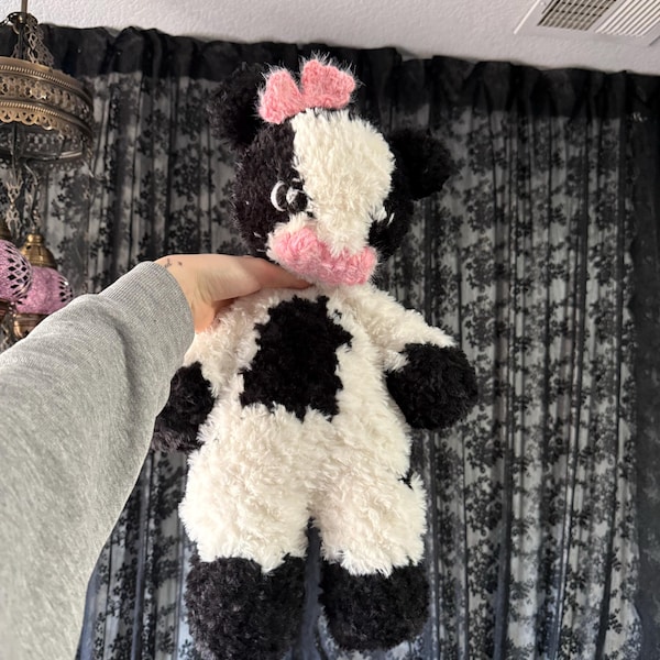 Klover Crochet Pattern, Crochet Cow, Cow Crochet Pattern, Low Sew ...
