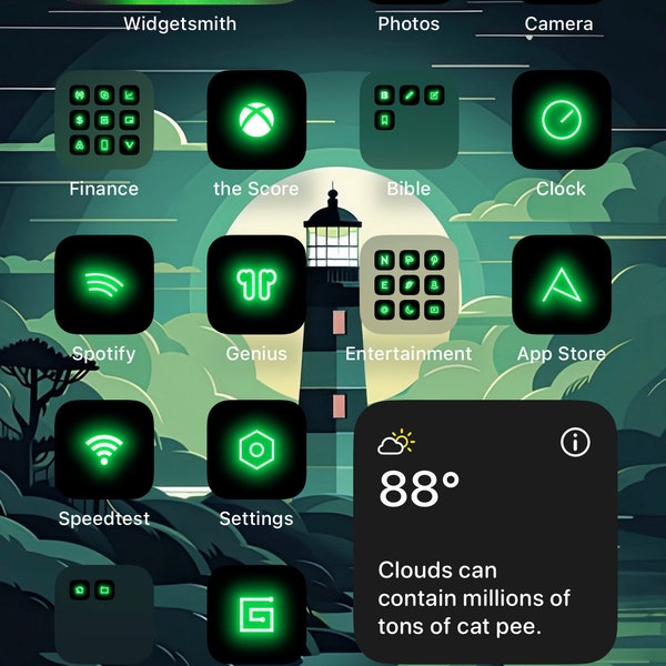 Neon RED Ios14 Icon Set | 136 Icons and Backgrounds | iPhone Aesthetic ...