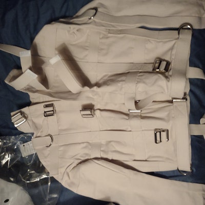 Heavy Duty Straitjacket Central or Sides Crotch Strap / Canvas Fully ...