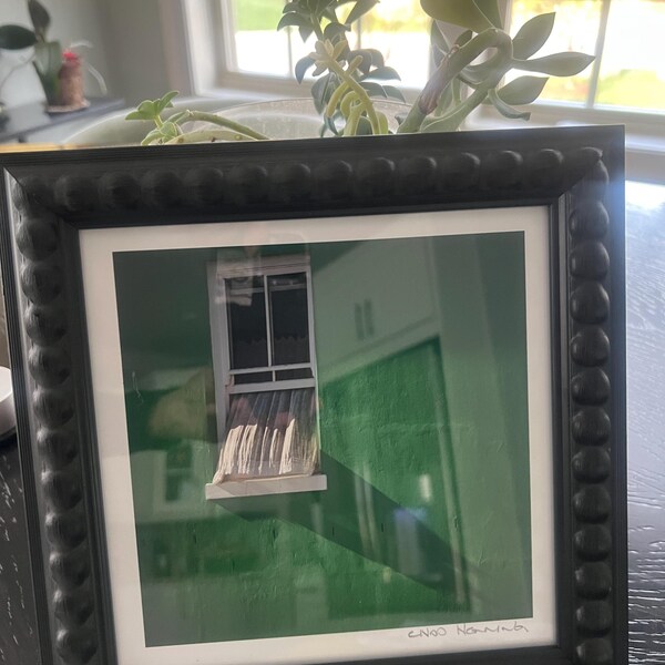 Chunky Bead Black Picture Frame- Custom Framing- A3 A4 A5 4x4 5x7 8x10 ...