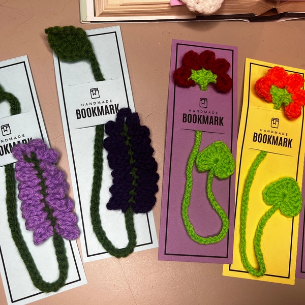 Lavender Bookmark Crochet PDF Pattern | Easy Beginner Crochet Tutorial ...