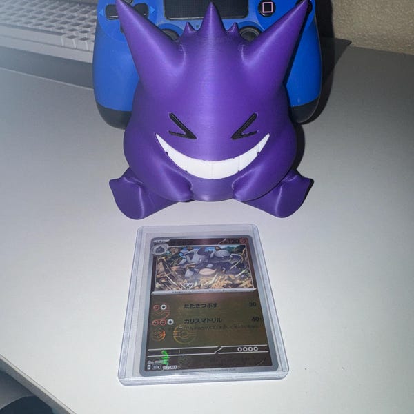 3D Printed Gengar Pokemon Controller Stand, Gaming Decor - Etsy