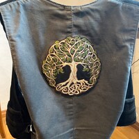 Rainbow Sun Peyote Patch, Handmade Embroidery, Huichol Peyote Art ...