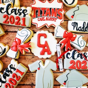 Class of or Graduation Year Cookie Cutter and Fondant Cutter and Clay ...