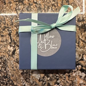 Something Blue for Bride Bouquet, Sapphire Engraved Bride Gift From Mom ...