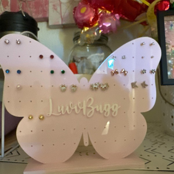 Earring Holder Personalized for Girl, Earring Stand, Kids Gifts ...