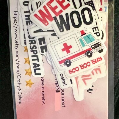 Emt Gifts Emt Sticker Ems Sticker Ems Gifts Funny Paramedic Stickers 10 ...