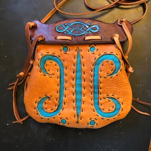 Leather Medieval Pouch Pattern / Digtial Download / Knotwork PDF SVG ...