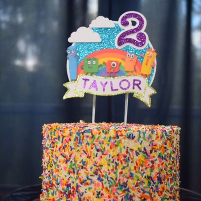 Numberblocks Cake Topper, Numberblocks Inspired Cake Topper ...