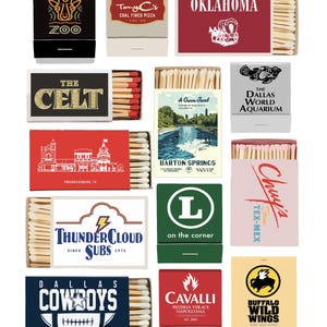 Custom Matchbox Design Label Only Personalized Matches for Weddings ...