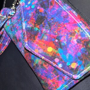 Key Fob Wristlet, Floral Wristlet Keychain, Black and White Key Fob ...