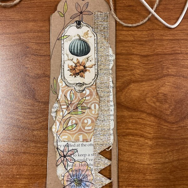 Pumpkin Junk Journal Tags, Fall Junk Journal Kit, Orange Red Journal ...