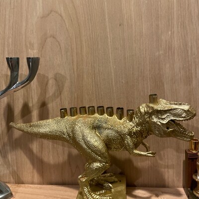 Dinosaur Menorah - Etsy