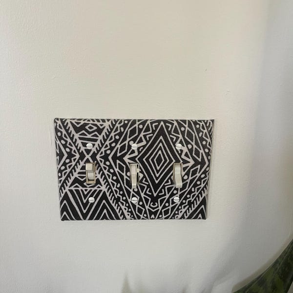African Home Decor / African Wall Art / Light Switch Cover / African ...