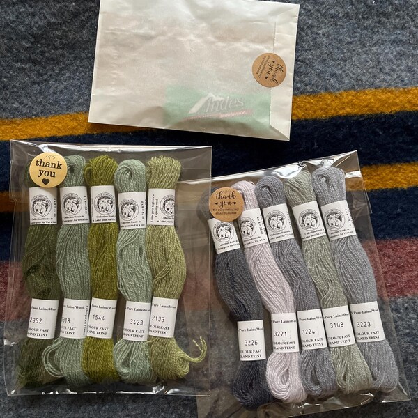Wool French Floss / Wool Floss / Embroidery Floss / Visible Mending ...