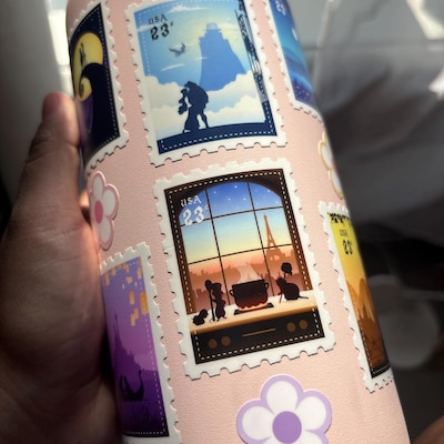 Remy & Emile Postage Stamp Sticker/ Ratatouille Little Chef Paris ...