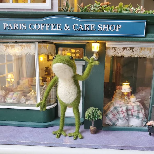 Poseable Frog Doll- Digital FILES and Video Tutorial - Needle Felt ...