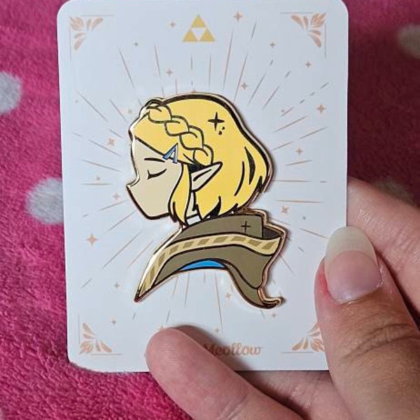 TOTK Link & Zelda Hard Enamel Pin - Loz Pins - Pin Collection - Etsy