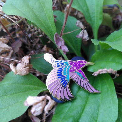 Hard Enamel Pin, Bluebird of Happiness, Something Blue, Unique Gift for ...