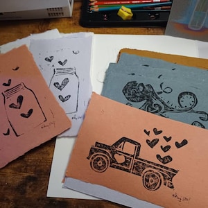 Unusual Gift 5 Sprouting Seed Faces Plantable Paper With Edible Sprouts ...