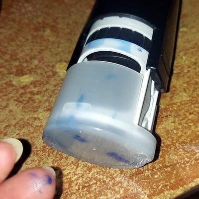 Custom Round Self-inking Stamps - Etsy