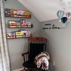 Once Upon a Time Cut Out, Nursery Wall Decor, Reading Wall, Fairytale ...