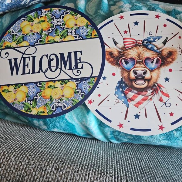 Fall Blessings Metal Wreath Sign, Autumn Decor, Fall Door Sign, Harvest ...