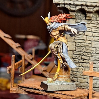 Gray Knight Miniature Inspired by Abyss Watcher From Dark Souls Mini ...