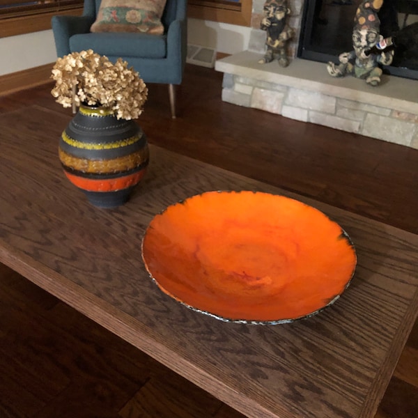 Large Ceramic Platters, Handmade Pottery Serving Plate, Contemporary ...