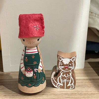 Cottage Girl Paper Doll Digital Download Color Yourself Pdf Download ...