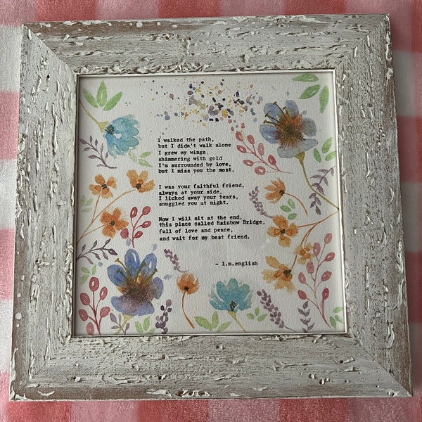 Handmade Card, Original Poetry, Love You More, Anniversary Card, Typed ...