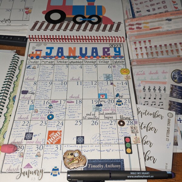 First Year Baby Calendar and Memory Book for GIRL 13 Month Calendar ...