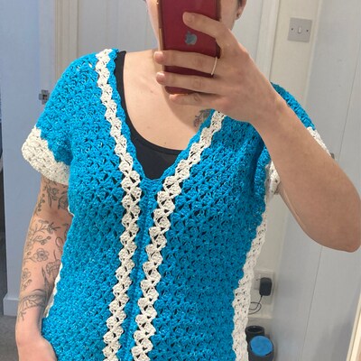 Crochet Pattern-amanda Crochet Top Pattern-women Crochet Pattern-crop ...