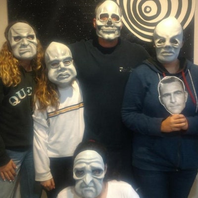 Greyscale Twilight Zone Masks: Complete Set - Etsy