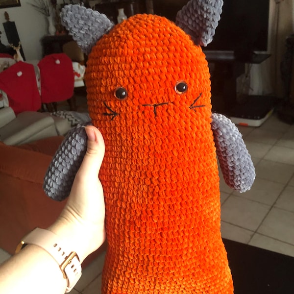 Big Long Cat Crochet Pattern. Create You Own Big Long Cat Amigurumi ...