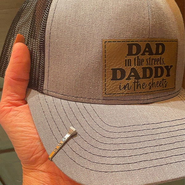 Dad in the Streets Daddy in the Sheets Hat, Funny Dad Hat, Gag Gift for ...