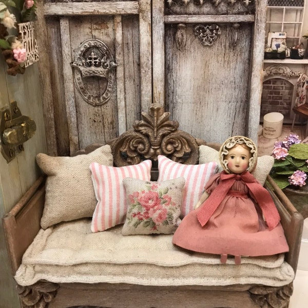 Shabby Brocante Style Bookcase 1:12 - Etsy