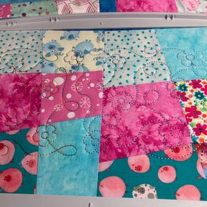 Quilting Background Machine Embroidery Design Set. Quilt Block Machine ...