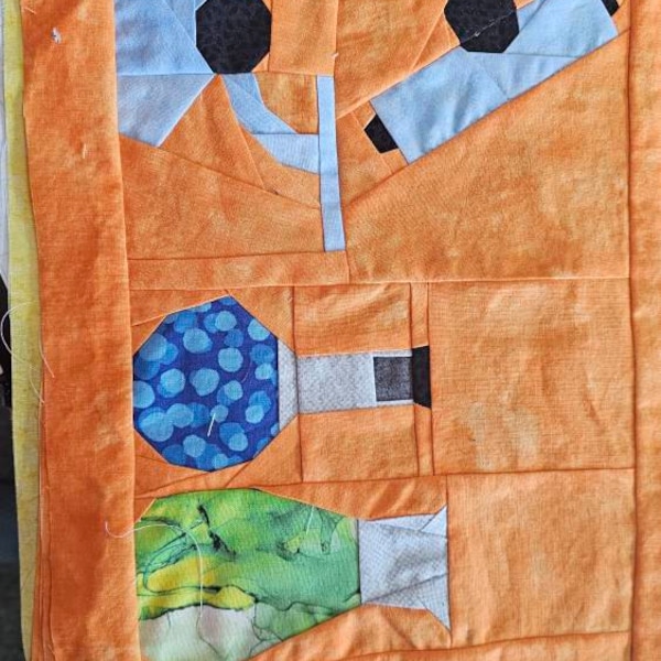 Science Bookcase Foundation Paper Pieced Quilt Block Patterns ...