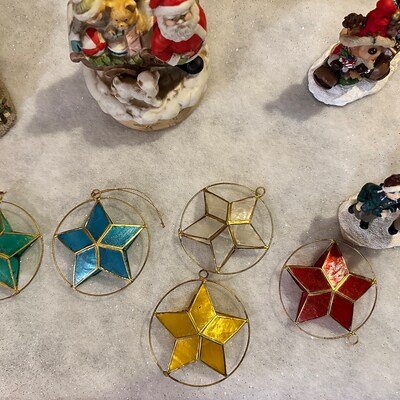 Mini Parol Capiz Star Ornaments - Etsy
