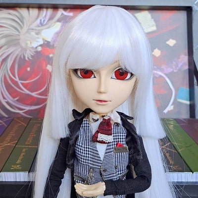 25 Colors 1/3 1/4 1/6 Bjd Hair High Temperature Long Straight Bjd Wig ...