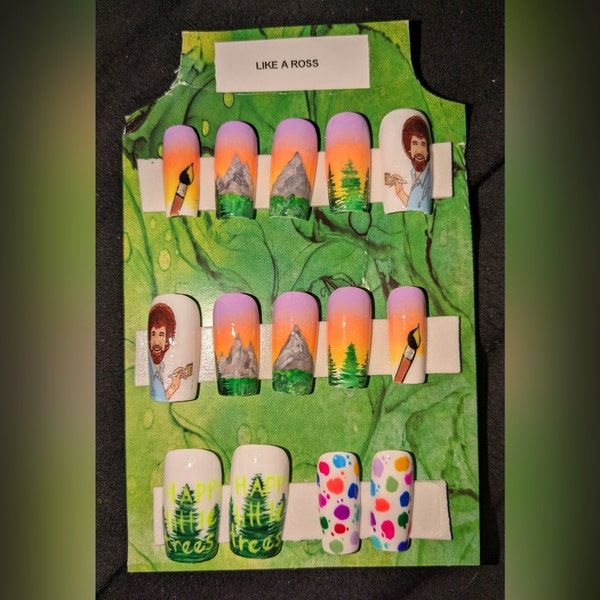 Like A Ross | Full Press on Nail Set - Etsy