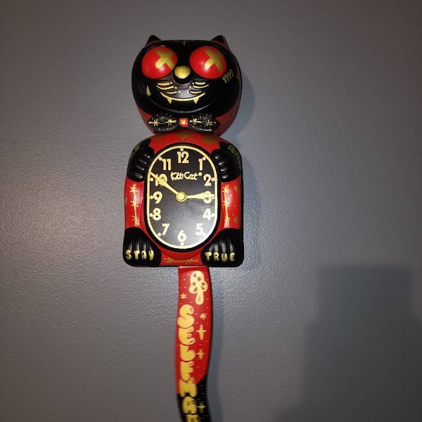 Neon Pop Kit-cat Klock© Custom Clock - Fluorescent Colors Hype Tattoos ...