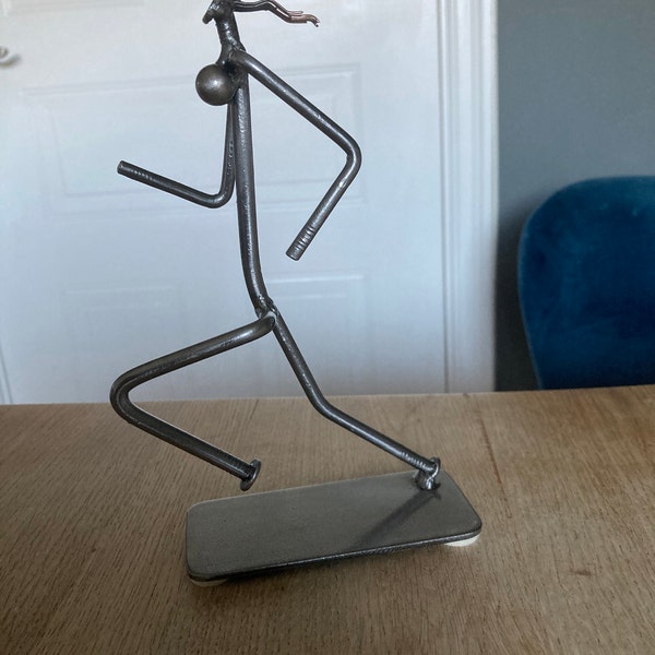 Runner Athlete, Female Runner, Metal Sculpture, Marathon, Triathlon ...