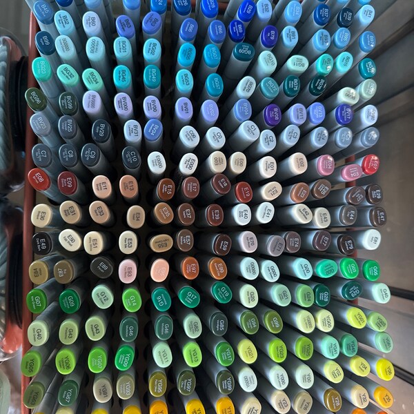 Copic Ciao Marker Grid Storage for Carts - Etsy