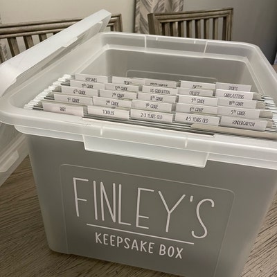 DIY Kit: Home Paperwork Organizing Name Decal and Folder Tabs Household ...